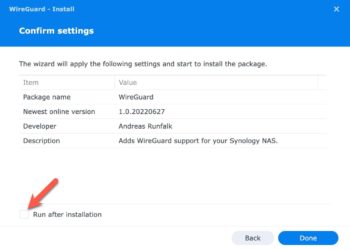 Using Wireguard with your Synology Docker Containers