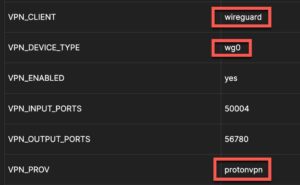 Using Wireguard with your Synology Docker Containers