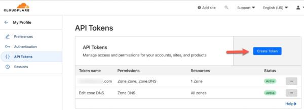 Getting your Cloudflare Zone API Key and Account ID