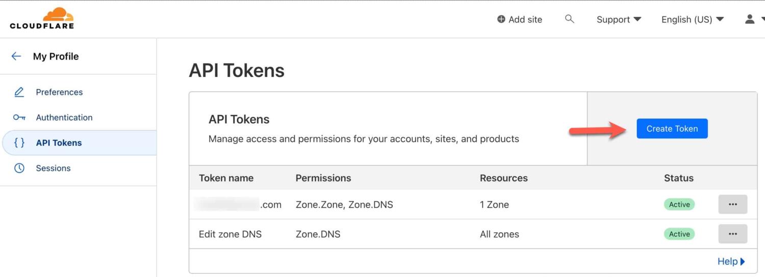 Getting your Cloudflare Zone API Key and Account ID