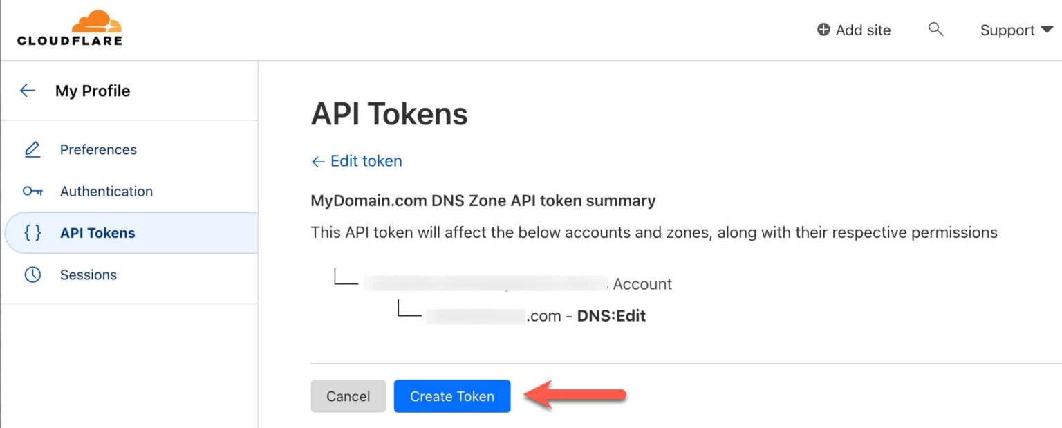 Getting your Cloudflare Zone API Key and Account ID