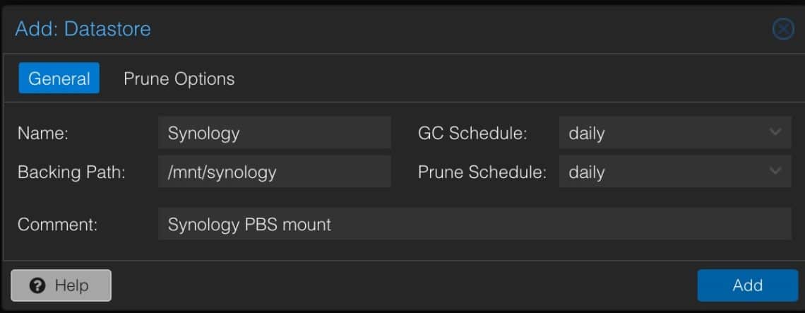 How To Setup Synology Nfs For Proxmox Backup Server Datastore 
