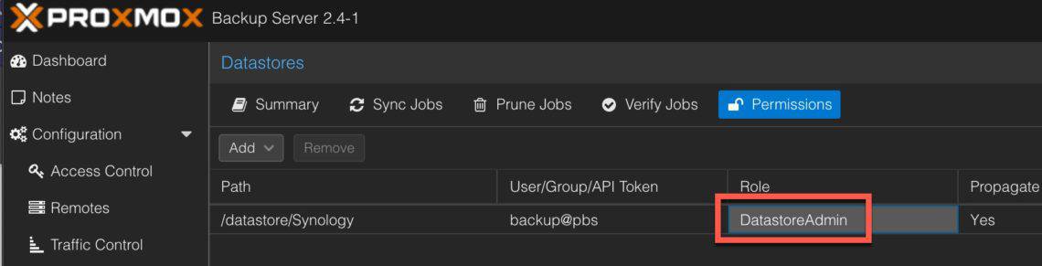 How To: Setup Synology NFS for Proxmox Backup Server Datastore