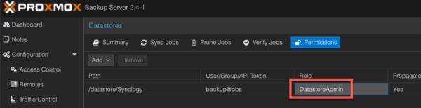 How To: Setup Synology NFS for Proxmox Backup Server Datastore
