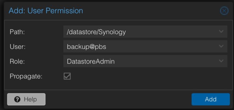 How To Setup Synology Nfs For Proxmox Backup Server Datastore