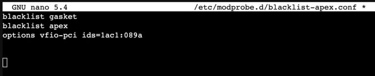 Home Assistant: Frigate VM on Proxmox with PCIe Coral TPU
