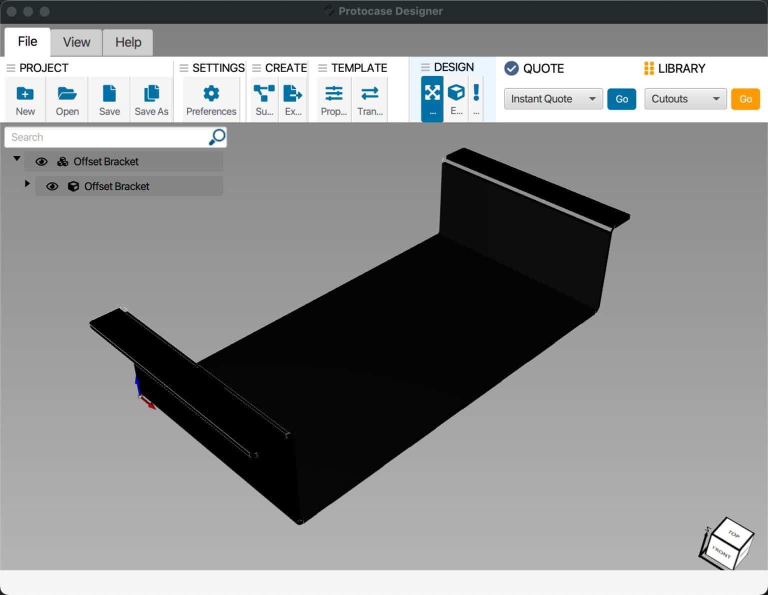 Designing your own Custom Under Desk Mounting Bracket