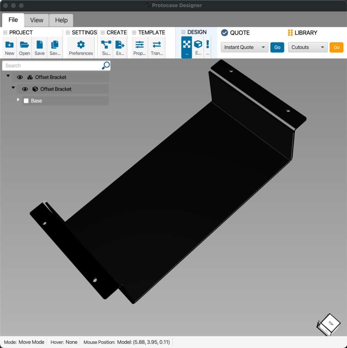 Designing your own Custom Under Desk Mounting Bracket