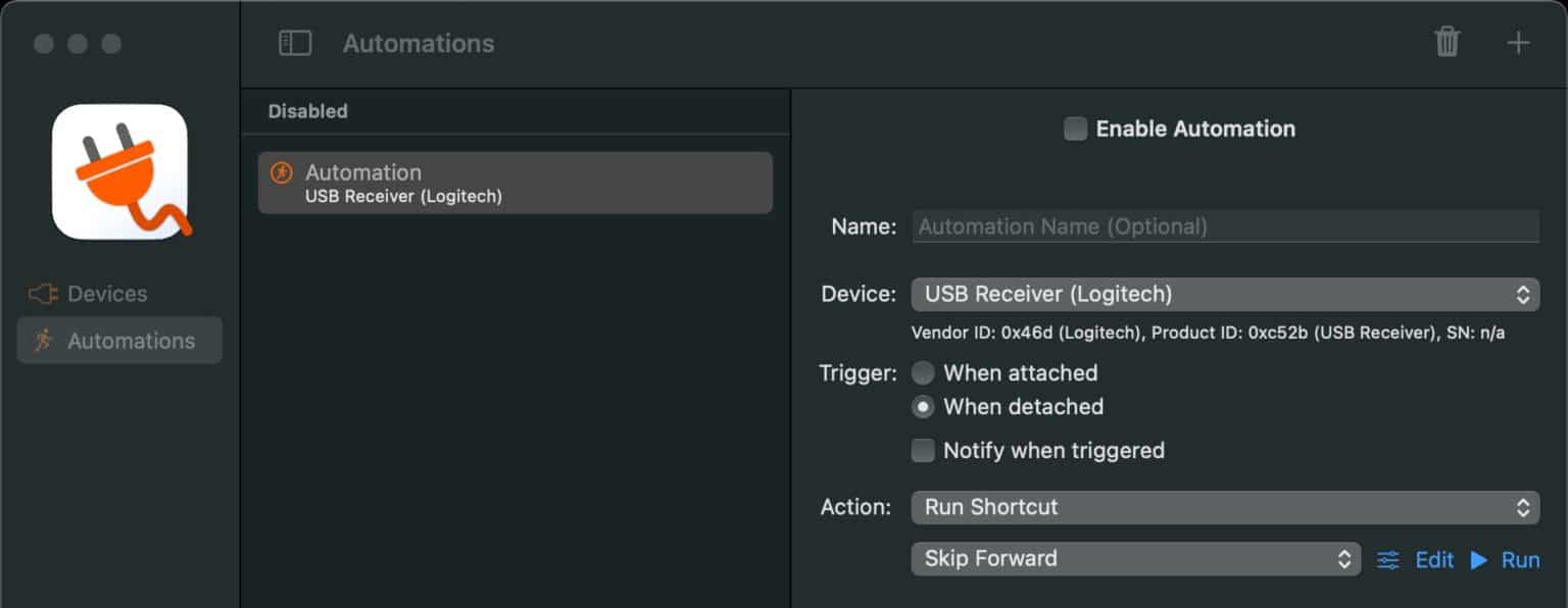 Stecker: Trigger macOS Shortcuts with USB Devices (FREE)