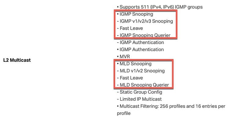 Configuring TP-Link IGMP & MLD Multicast Snooping