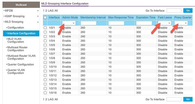 Configuring Netgear M4300 IGMP & MLD Multicast Snooping
