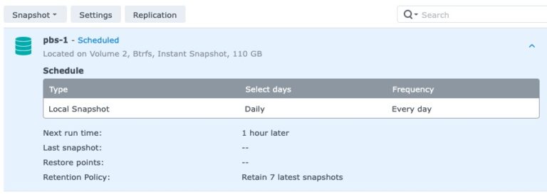 How to: Synology iSCSI LUN for Proxmox Backup Server Datastore