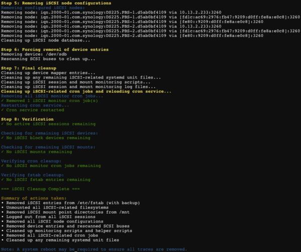 How to: Synology iSCSI LUN for Proxmox Backup Server Datastore