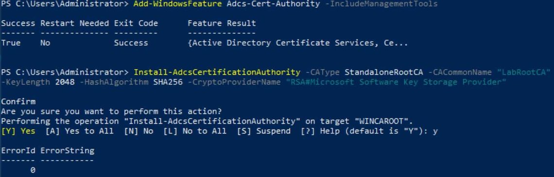 Windows Server 2019 Two-Tier PKI CA Pt. 1 - Derek Seaman's Tech Blog