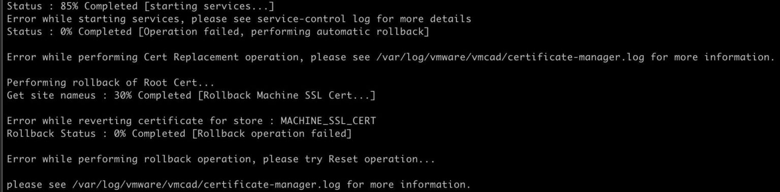 vSphere 7 - Certificates with VMCA as Subordinate - Derek Seaman's Tech ...